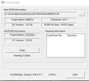 zx8/gx8/gx9 cr5 s1刷EC BIOS教程 解决无缘无故卡死 显卡驱动出问题 玩游戏各种不能玩的问题