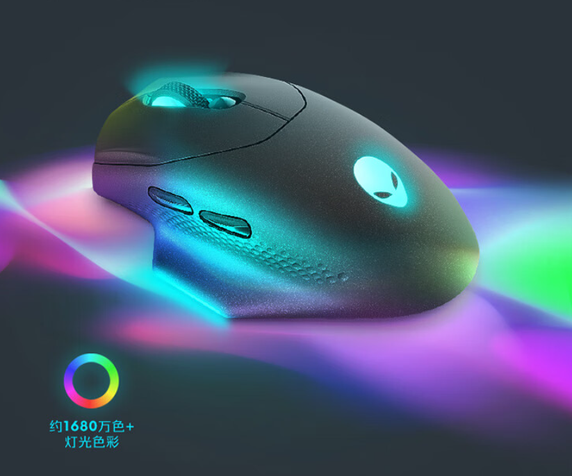 外星人 AW 620M 人体工学无线鼠标在国内开卖：最高 26000 DPI，售价 999 元